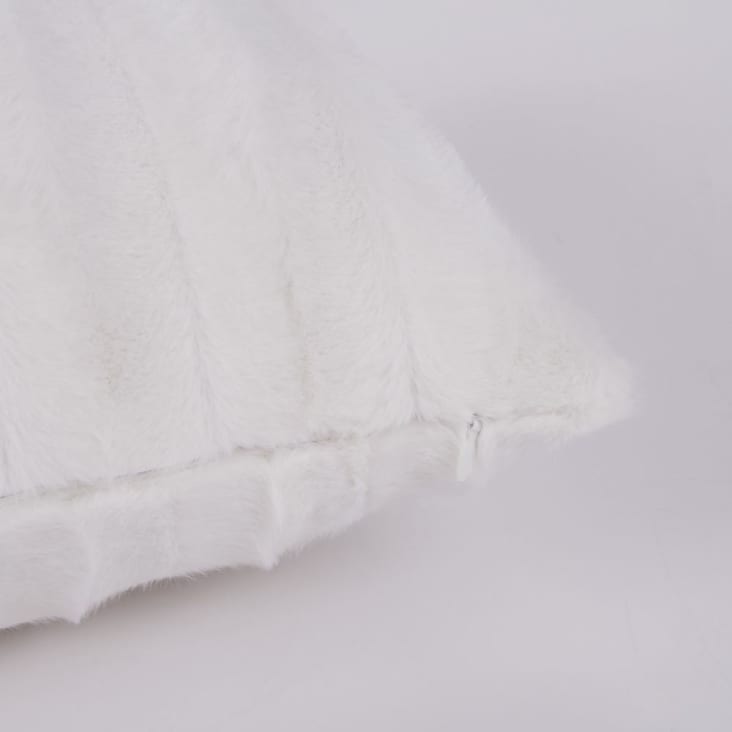 Kussen van imitatiebont - ecru - 50 x 30 cm URGUN | Maisons du Monde