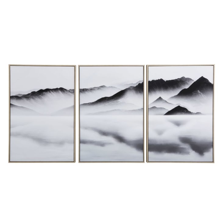 Landschap drieluik prints 189x93 AIKO | Maisons du Monde
