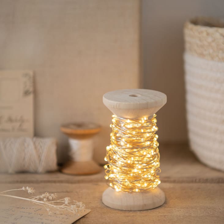 Leuchtende Girlande auf Spule, 300LED-Lampen, L1525cm Bobine | Maisons ...