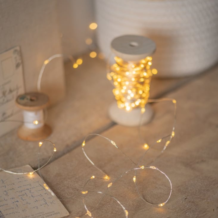 Leuchtende Girlande auf Spule, 300LED-Lampen, L1525cm Bobine | Maisons ...