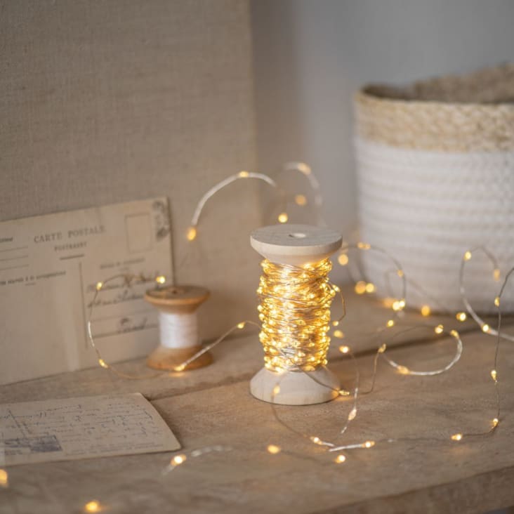 Leuchtende Girlande auf Spule, 300LED-Lampen, L1525cm Bobine | Maisons ...