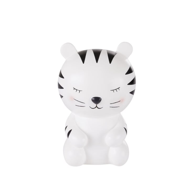 Luce notturna a forma di pantera bianca MADRID | Maisons du Monde