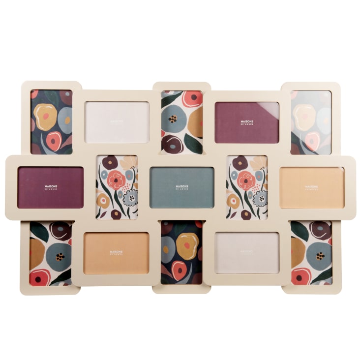 Marco multifotos con 15 fotos beige de 75x46 cm Hobart | Maisons du Monde