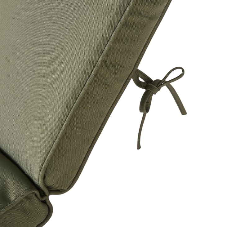 Matras van kakigroen gerecycleerd polyester voor het ligbed Oleron ...