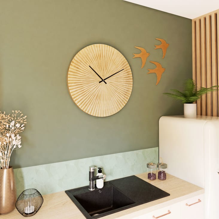 Mini palma artificiale con vaso bianco | Maisons du Monde