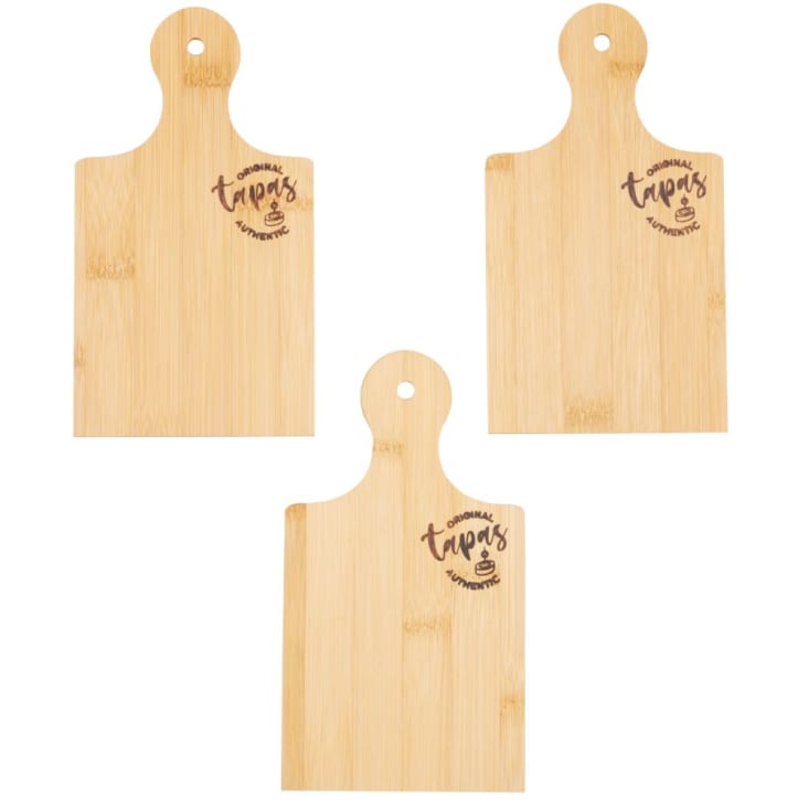 Mini-Tapas-Platten aus Bambusholz, Set aus 3 | Maisons du Monde
