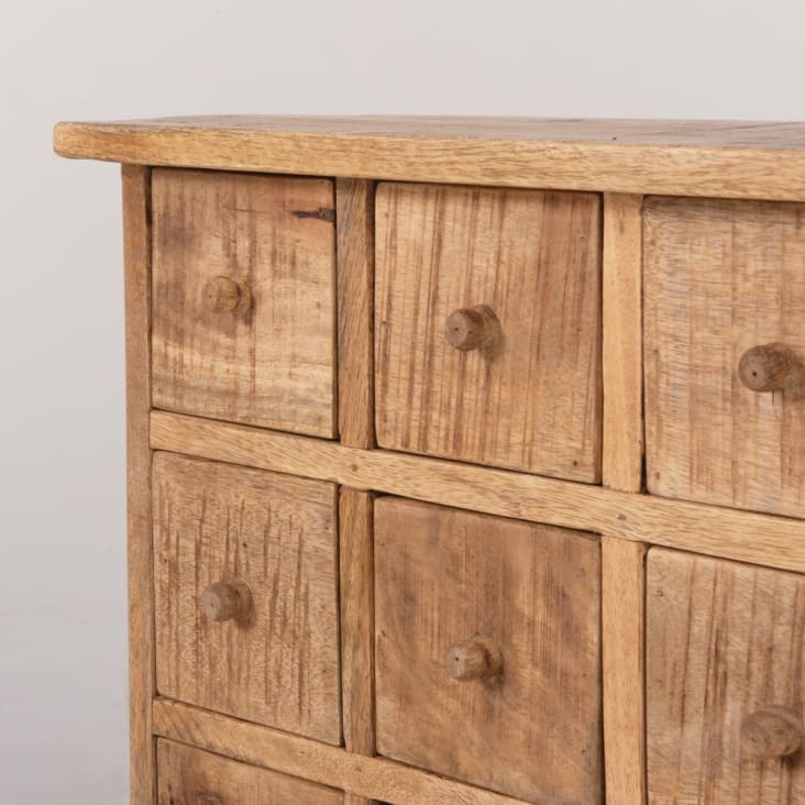 Mobile contenitore multicassetto in legno di mango | Maisons du Monde