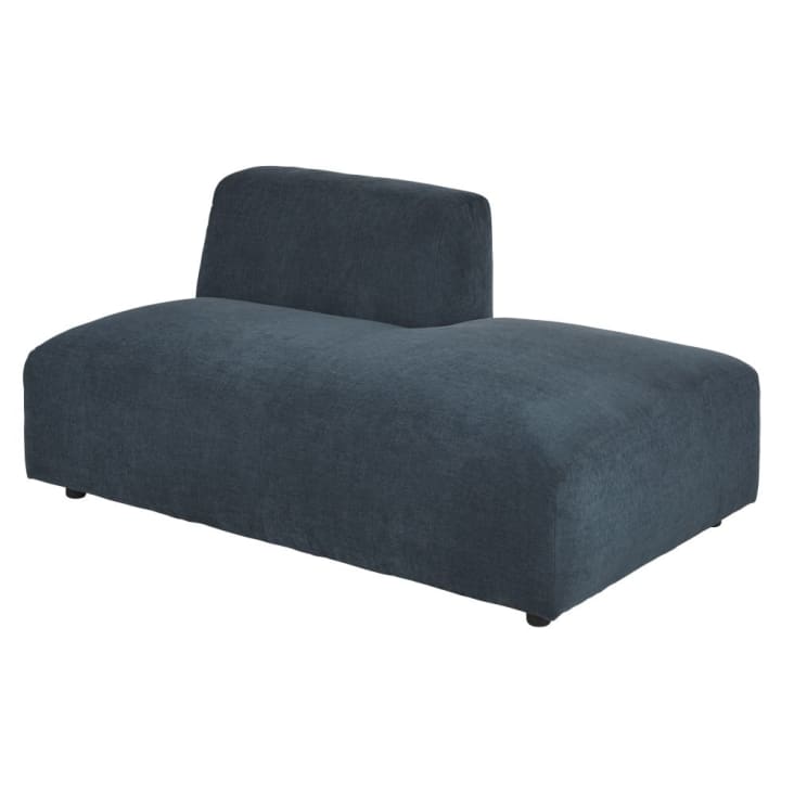 Módulo de chaise longue direito para sofá modular azul Buddy | Maisons ...