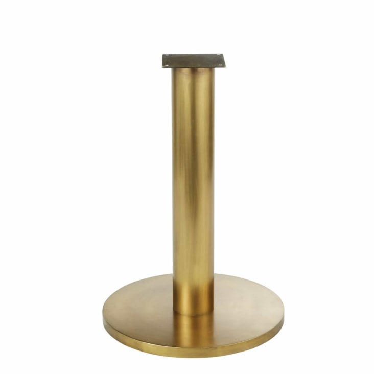 Perna de mesa de metal cor dourada H72 Blackly Business | Maisons du Monde