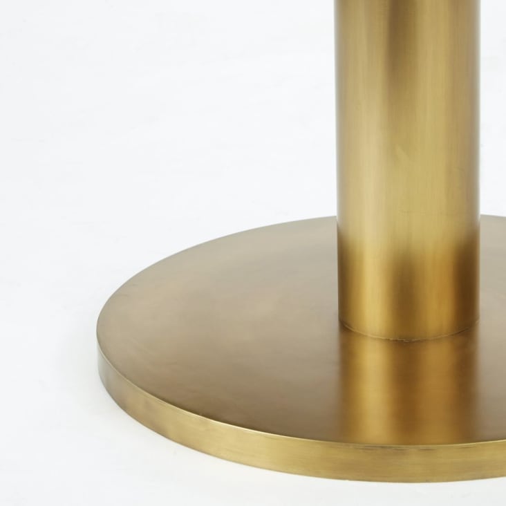 Perna de mesa de metal cor dourada H72 Blackly Business | Maisons du Monde