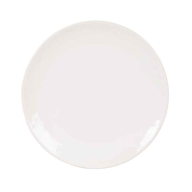 Piatto da dessert in maiolica modellata bianca Selma | Maisons du Monde