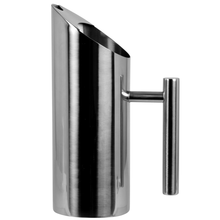 Pichet en inox argenté 1L | Maisons du Monde