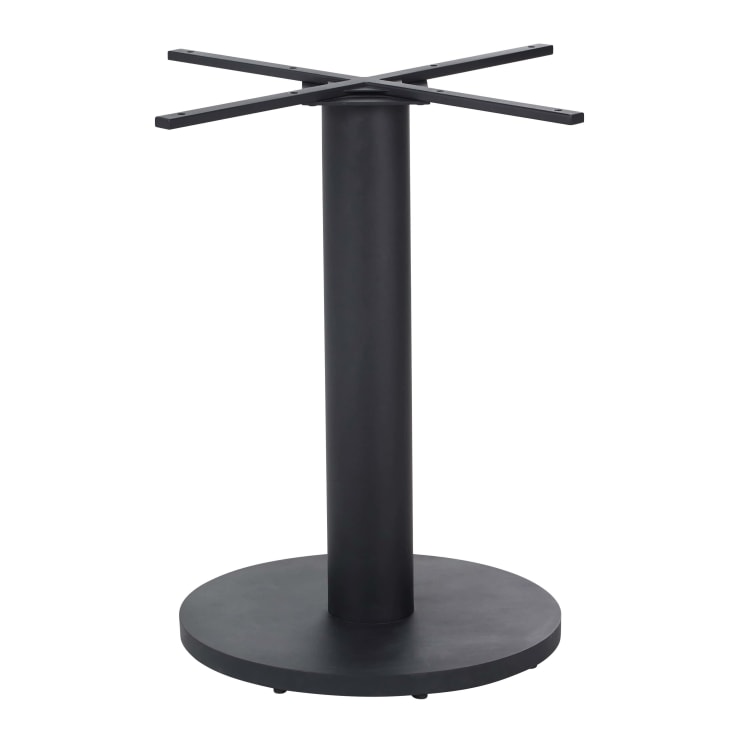 Pied de table de restaurant en métal noir H72 Blackly Business ...