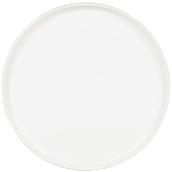 Plat bord van keramiek, wit en geel SOLLIES | Maisons du Monde