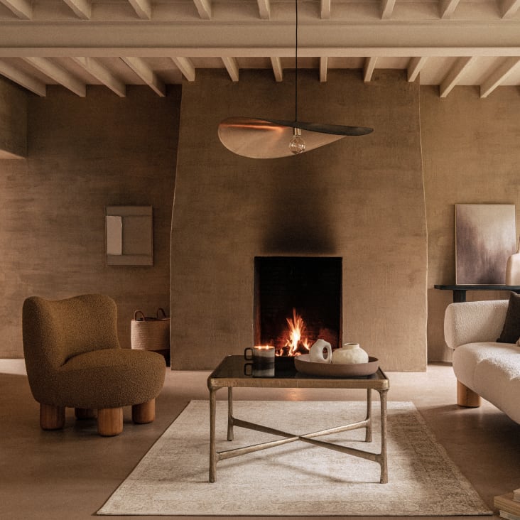 Plateau déco rond terracotta Morag | Maisons du Monde