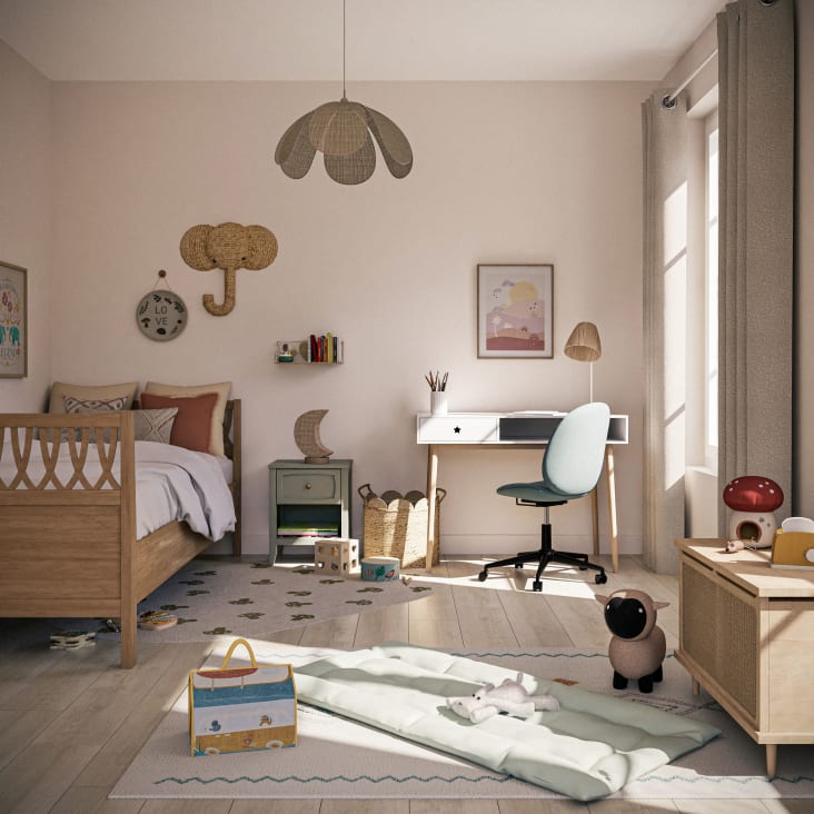 Pluche schaap met zwarte en witte krullen Simon | Maisons du Monde