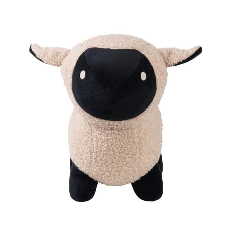 Pluche schaap met zwarte en witte krullen Simon | Maisons du Monde