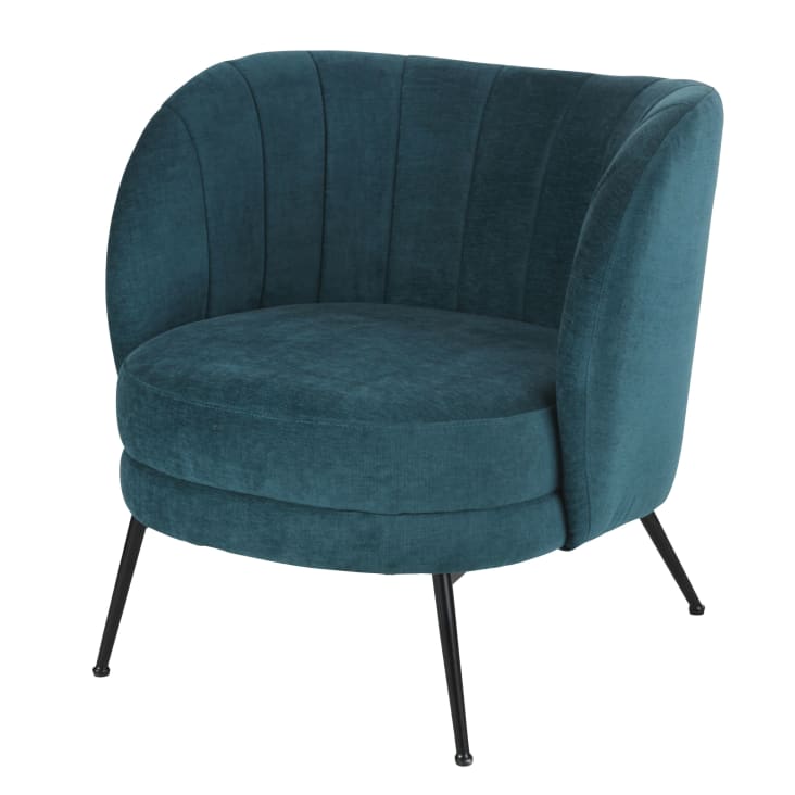 Poltrona blu petrolio Squash | Maisons du Monde