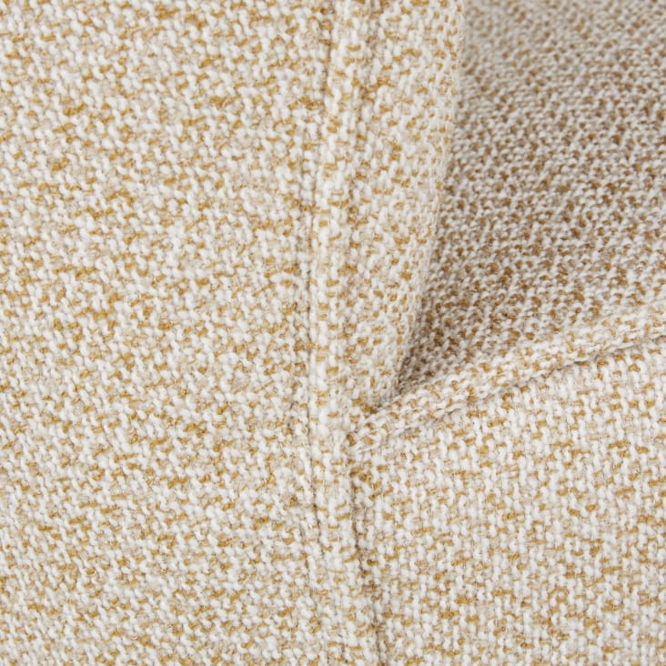 Poltrona vintage in velluto ocra Palm | Maisons du Monde