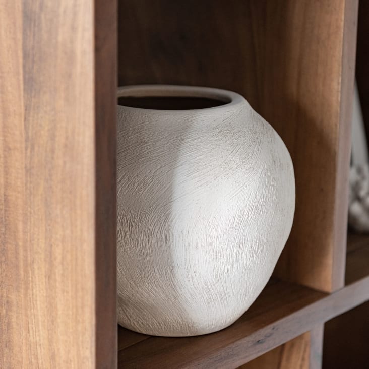 Pot en grès écru H20 Ikaria | Maisons du Monde