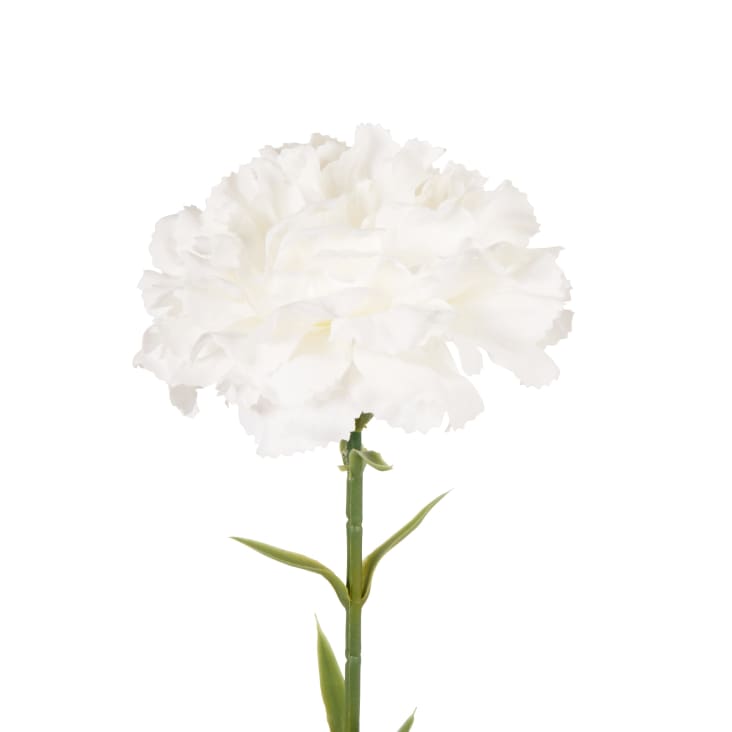 Rama artificial de clavel blanco | Maisons du Monde