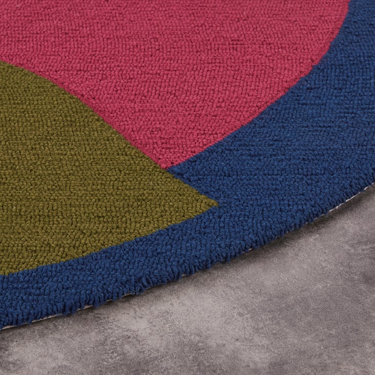 Rond buitenkleed met veelkleurige patronen D180 Amarga | Maisons du Monde