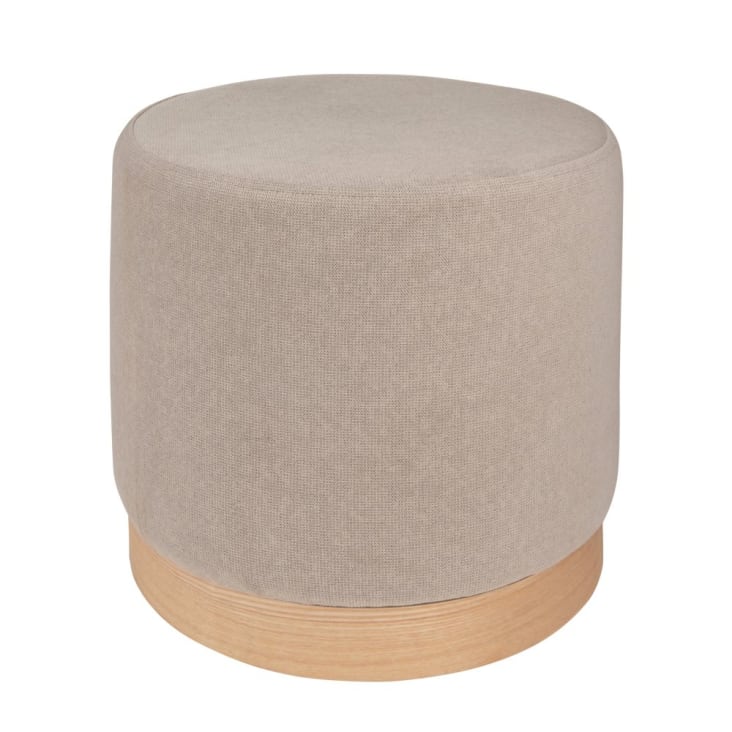 Runder Puff grau SEDONA | Maisons du Monde