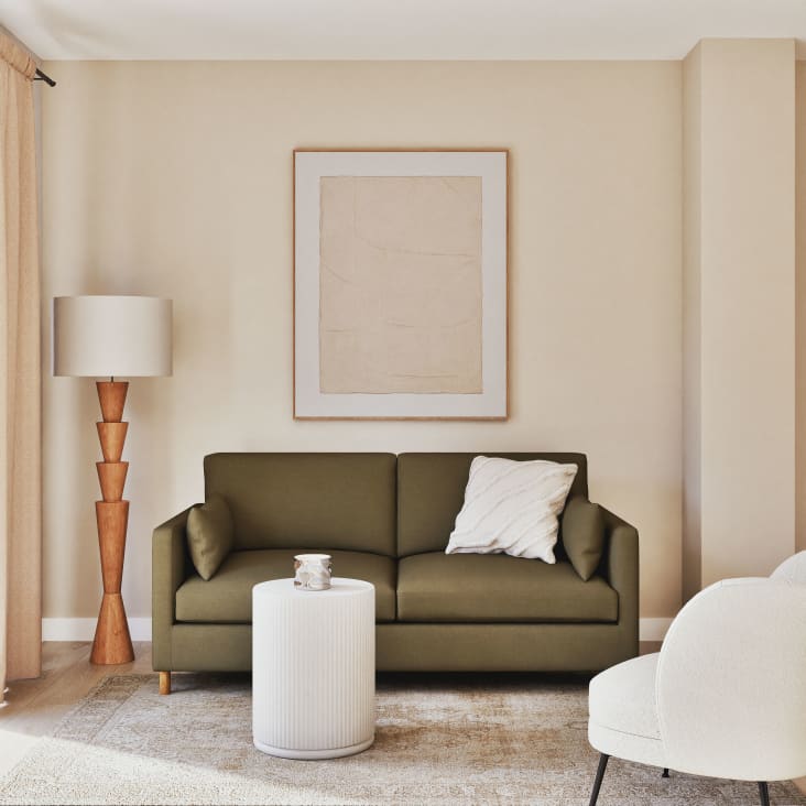 Säulen-Beistelltisch, weiß OUMANA | Maisons du Monde