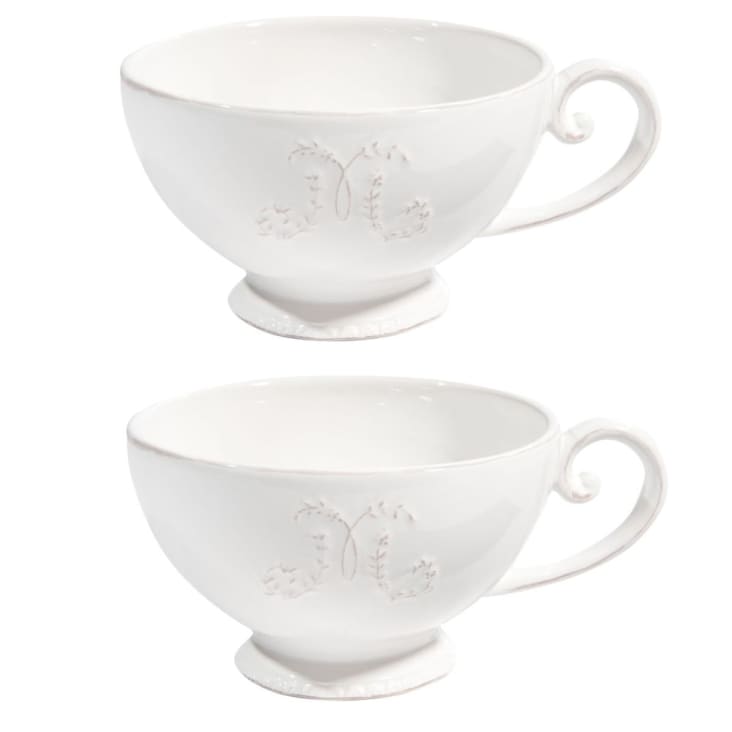 Scodella per il pranzo in terracotta bianca Bourgeoisie | Maisons du Monde