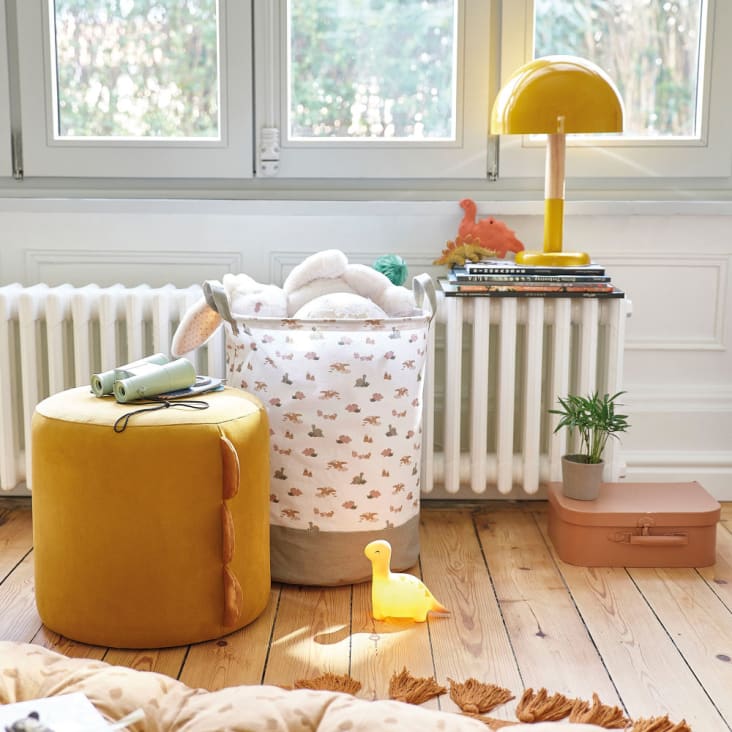 Senfgelb Kindersitzpouf Dinosaurier YUMA | Maisons du Monde