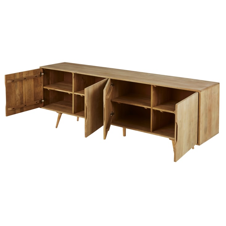 Sideboard mit 4 Türen aus massivem Mangoholz Trocadero | Maisons du Monde
