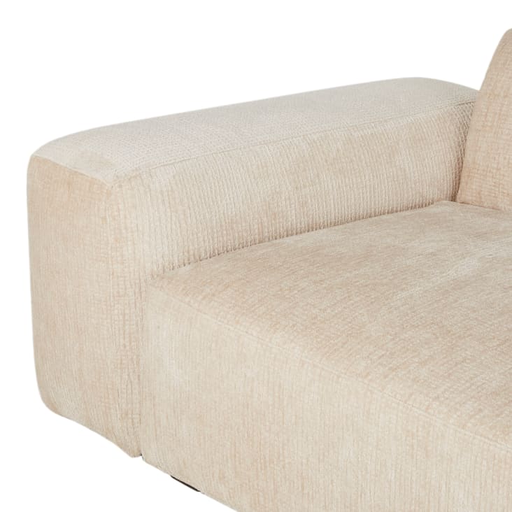 Sofá de 2/3 plazas de tela beige Apache | Maisons du Monde