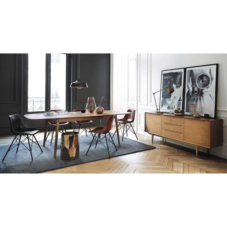 Table à manger extensible 8/10 personnes L180/235 Portobello | Maisons ...