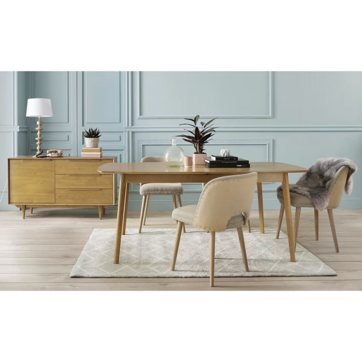 Table à manger extensible 8/10 personnes L180/235 Portobello | Maisons ...