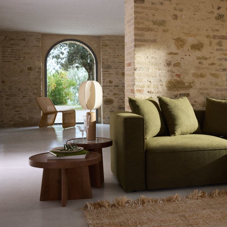 Seconde chance - Tables gigognes rondes en bois d'acacia massif et ...