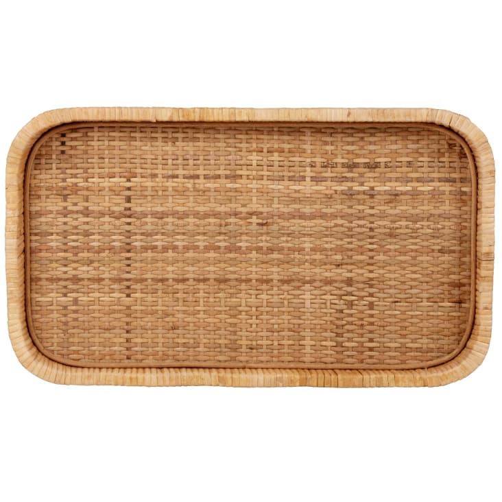 Tablett aus geflochtenem Rattan Loua | Maisons du Monde