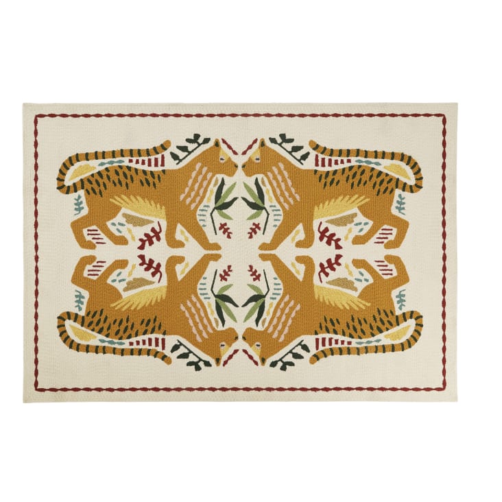 Tapis d'extérieur motif animalier multicolore 160x230 LIOR | Maisons du ...