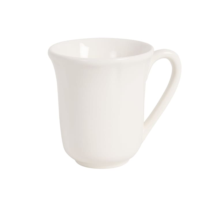 Tasse en grès blanc Justine | Maisons du Monde