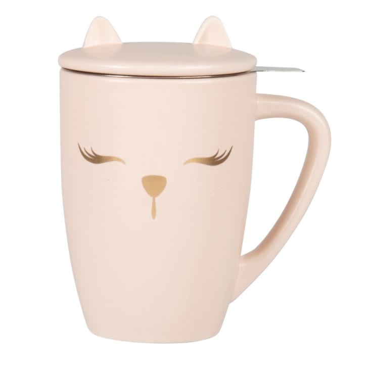 Maisons du Monde TISANIERE - Taza infusora de gres rosa palo Mejor ...