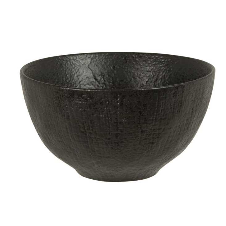 Tazón de cerámica negra mate VOLCANO | Maisons du Monde