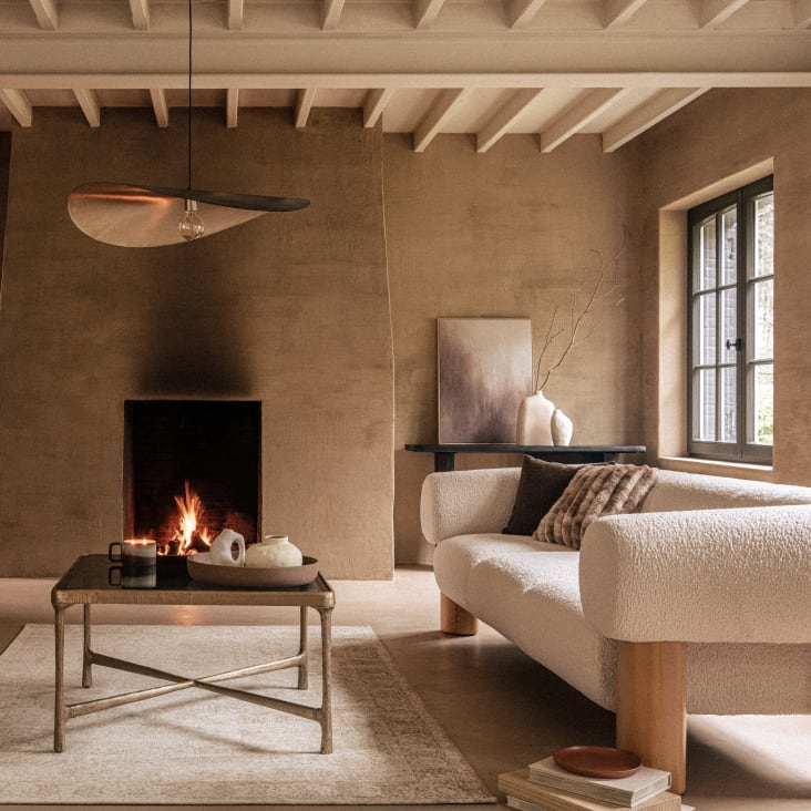 Tela stampata marrone 60x80 cm Louzon | Maisons du Monde