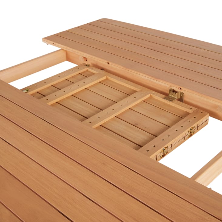 Uitklapbare eettafel van eucalyptus hout voor 6/8 personen L100/140 Sohan | Maisons du Monde