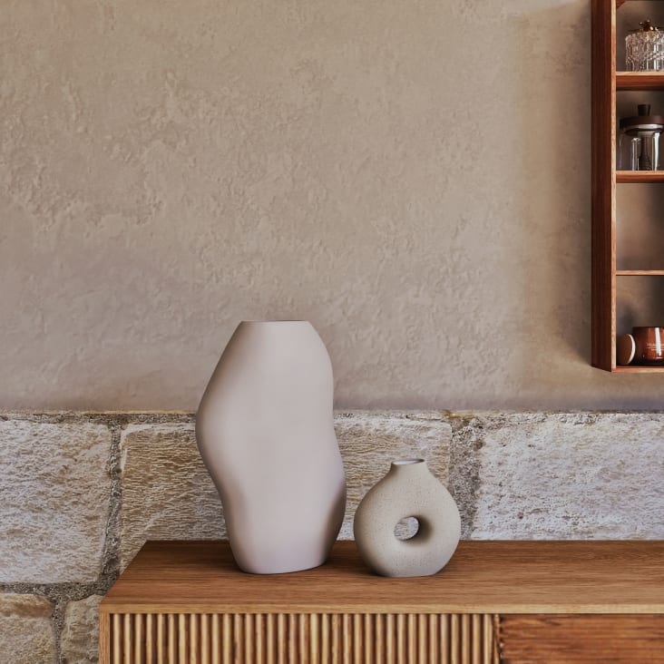 Vase en grès gris H19 | Maisons du Monde