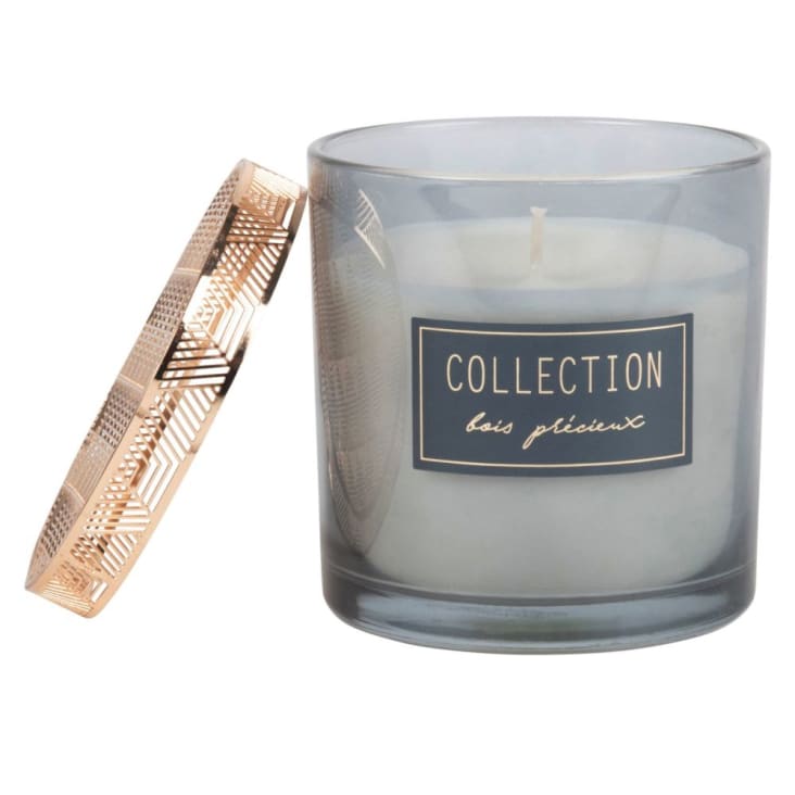 Vela perfumada em copo de vidro azul-marinho, 350g | Maisons du Monde