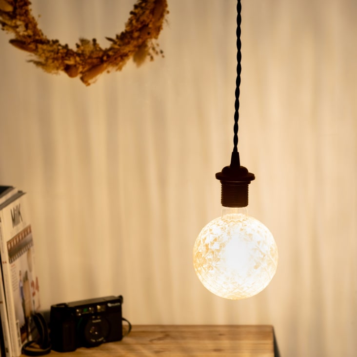 Vintage gloeilamp met goudkleurige facetten Osram | Maisons du Monde