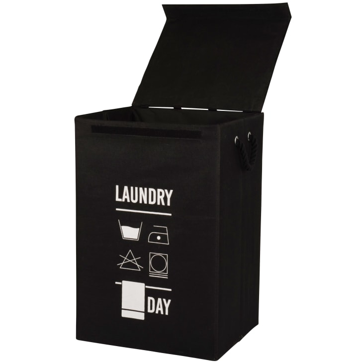 Wasmand, zwart-wit Laundry Deluxe | Maisons du Monde