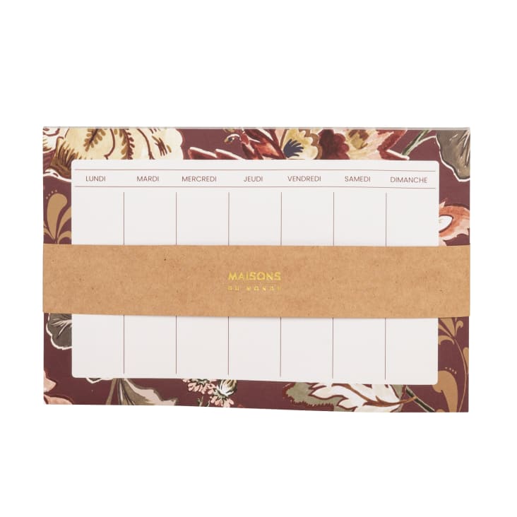 Weekplanner in veelkleurig papier | Maisons du Monde
