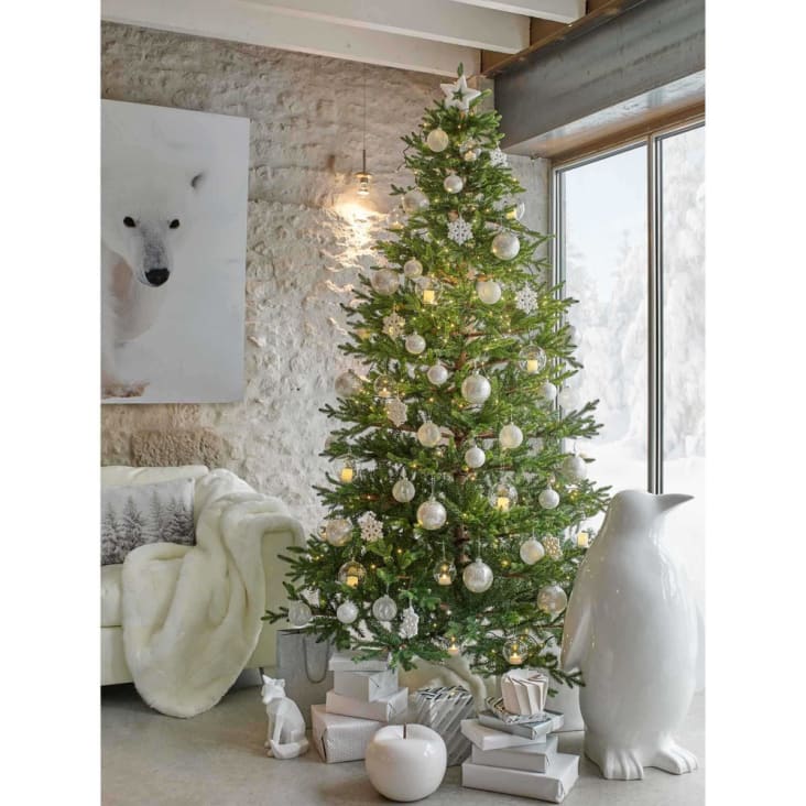 Wit beeldje vos H26 Fox Origami | Maisons du Monde