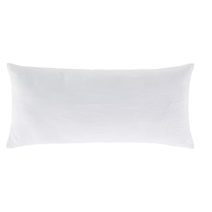 Wit linnen kussen 40x90 Luna | Maisons du Monde