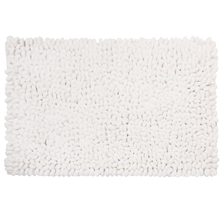 Wit tapijt van boucléstof 60 x 90 cm Joanny | Maisons du Monde